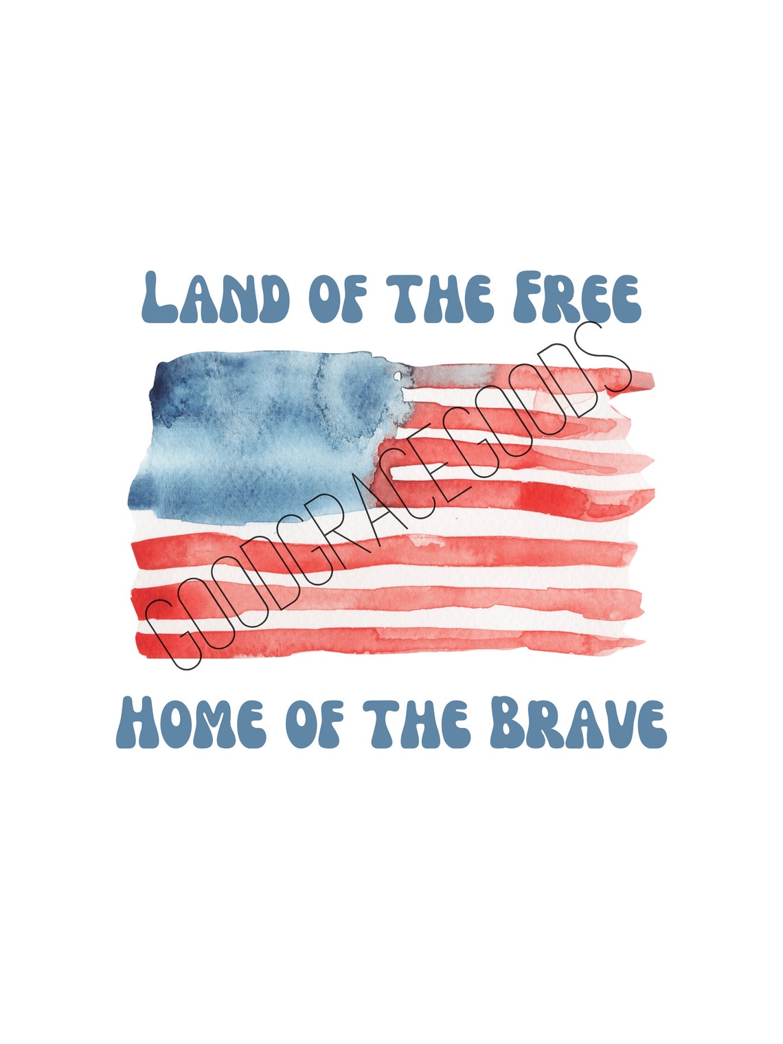 USA Land of the Free Home of the Brave USA Digital Download 4th of July ...