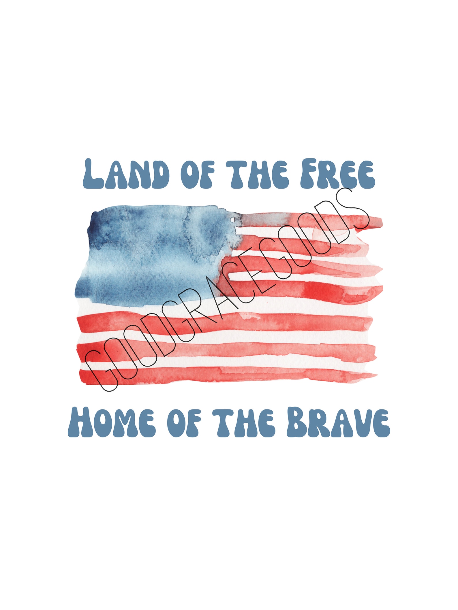 USA Land of the Free Home of the Brave USA Digital Download 4th of July ...