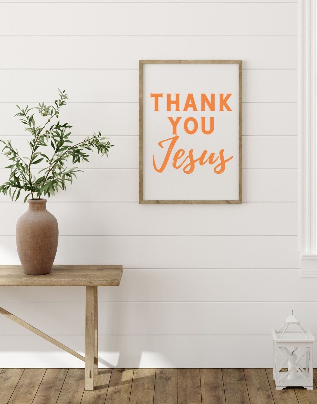 Thank You Jesus Sign Printable Print Jesus Fall Home Decor Christian ...