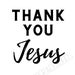 Thank You Jesus Sign Printable Print Jesus Fall Home Decor Christian ...