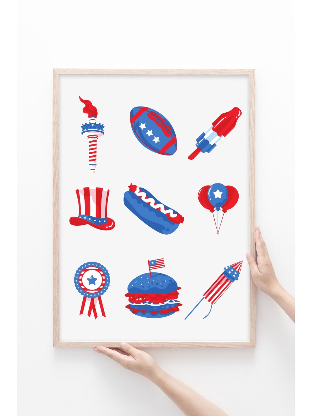 Fourth of July Printable 4th of July Digital Download 4th of July Wall ...