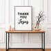 Thank You Jesus Sign Printable Print Jesus Fall Home Decor Christian ...