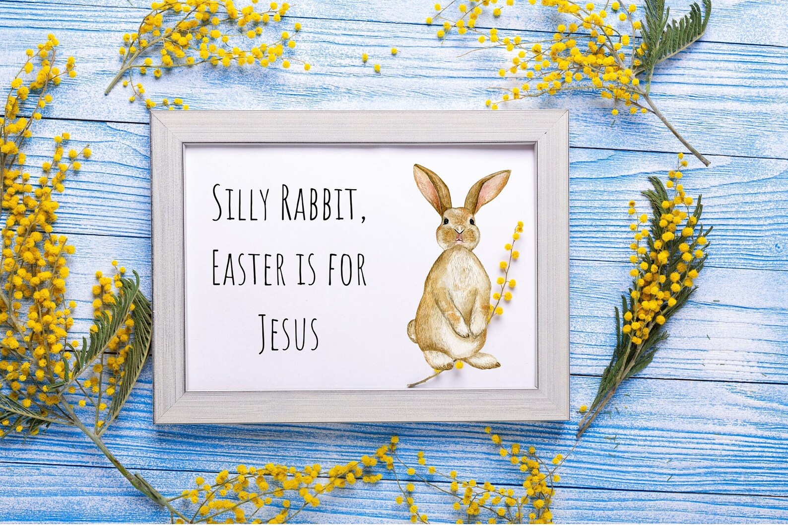 Silly Rabbit Easter is for Jesus Card Easter Greeting Card - Etsy