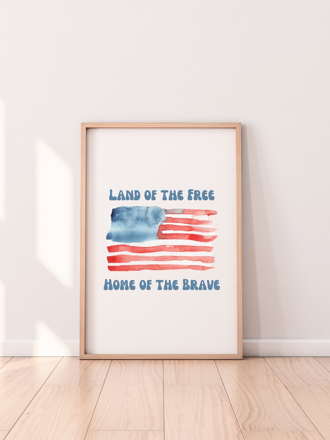 USA Land of the Free Home of the Brave USA Digital Download 4th of July ...