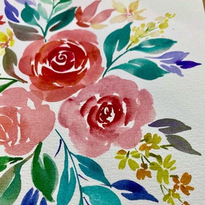 Floral Watercolor Rainbow - Etsy Floral Watercolor Rainbow - Etsy