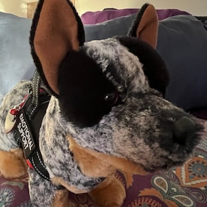 ESSA Cattle Dog Emotional Support Plush Stuffed Animal Personalized ...