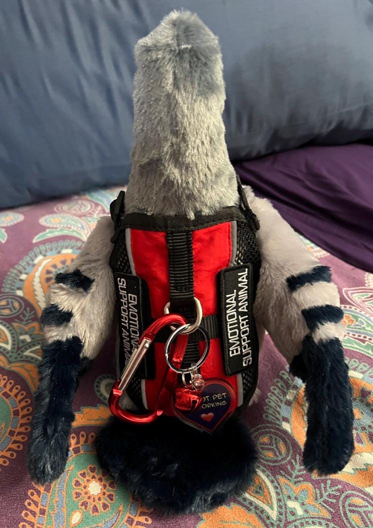 ESSA Pigeon Sky Rat Emotional Support Plush Stuffed Animal Personalized ...