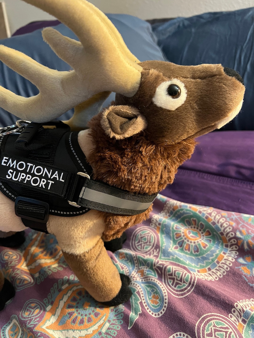 ESSA Elk Deer Emotional Support Plush Stuffed Animal Personalized Gift ...