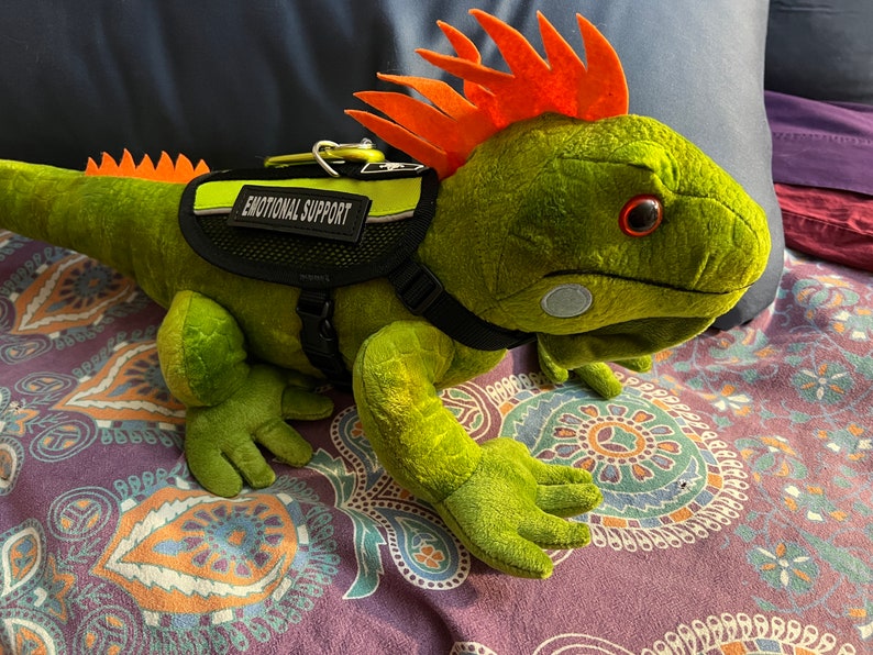 ESSA Iguana Lizard Emotional Support Plush Stuffed Animal Personalized ...