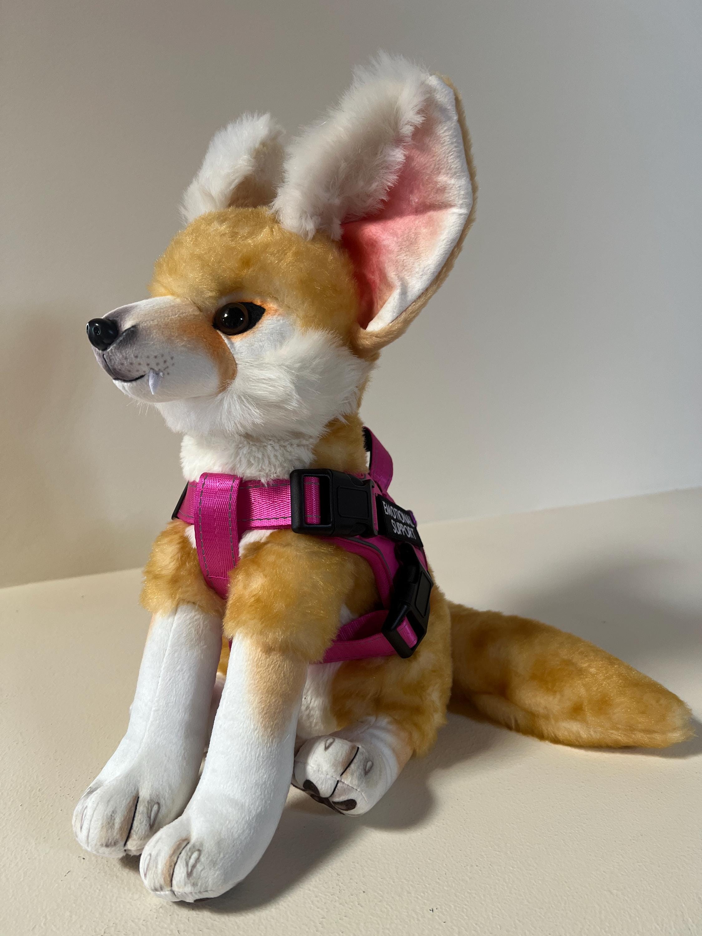 ESSA Big Fennec Fox Emotional Support Plush Stuffed Animal Personalized ...