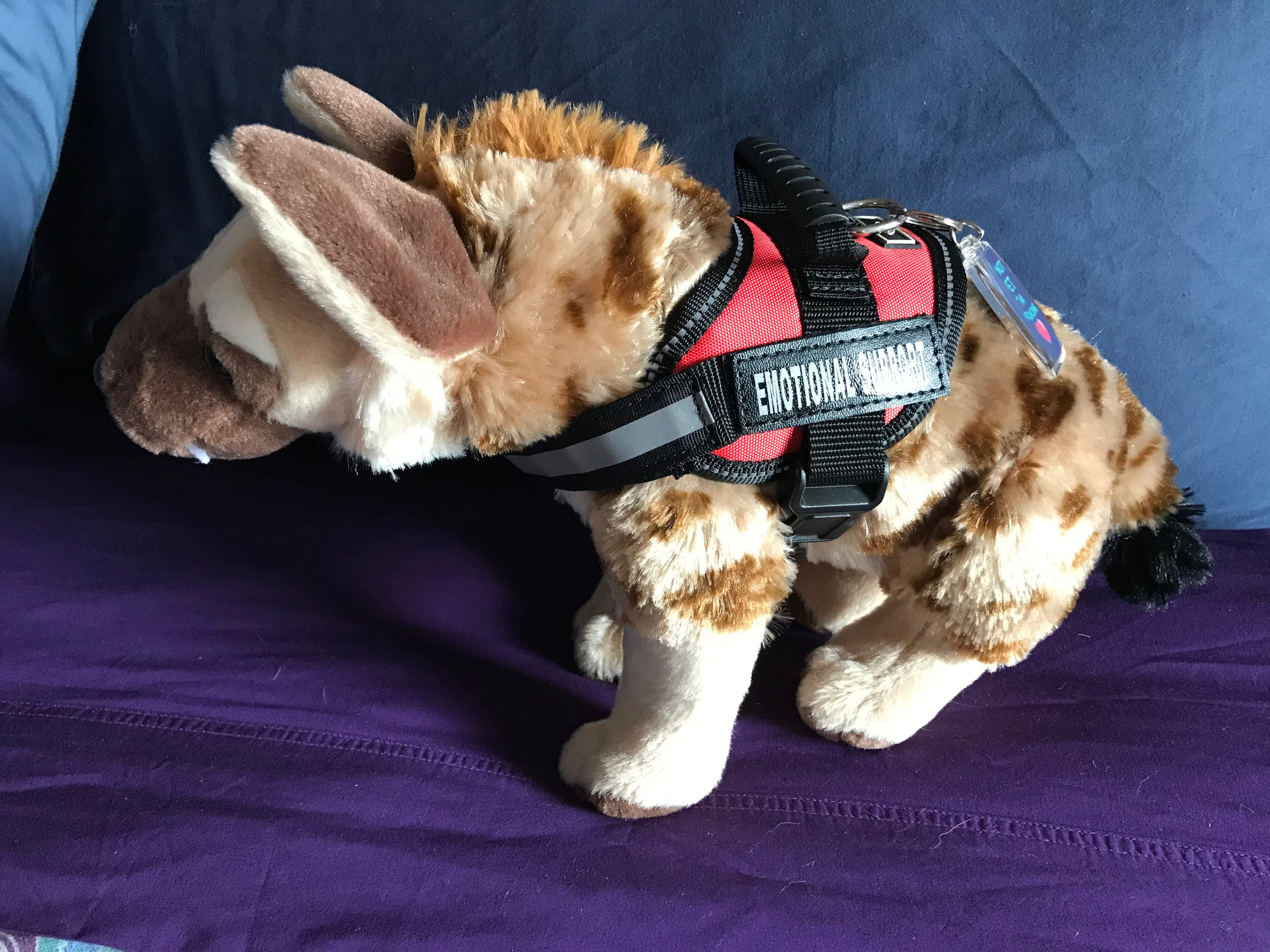 Emotional Support Hyena Stuffed Animal Plushie Toy - Etsy Ireland