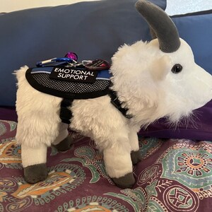 ESSA Mountain Goat Emotional Support Plush Stuffed Animal Personalized ...