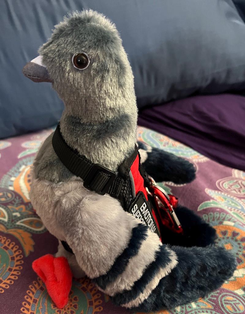 ESSA Pigeon Sky Rat Emotional Support Plush Stuffed Animal Personalized ...