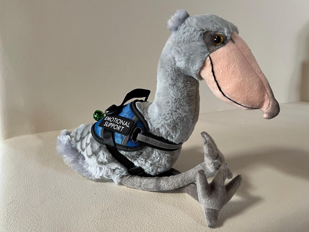 ESSA Shoebill Stork Emotional Support Plush Stuffed Animal Personalized ...