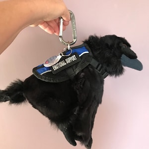 ESSA Raven Crow Emotional Support Plush Stuffed Animal Personalized ...