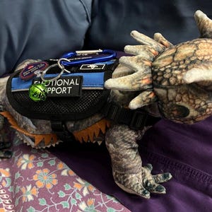 ESSA Horned Lizard Emotional Support Plush Stuffed Animal Personalized Gift Toy - Etsy