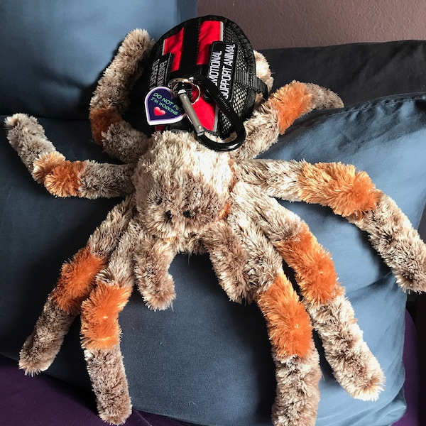 Weighted Plush Spider - Etsy