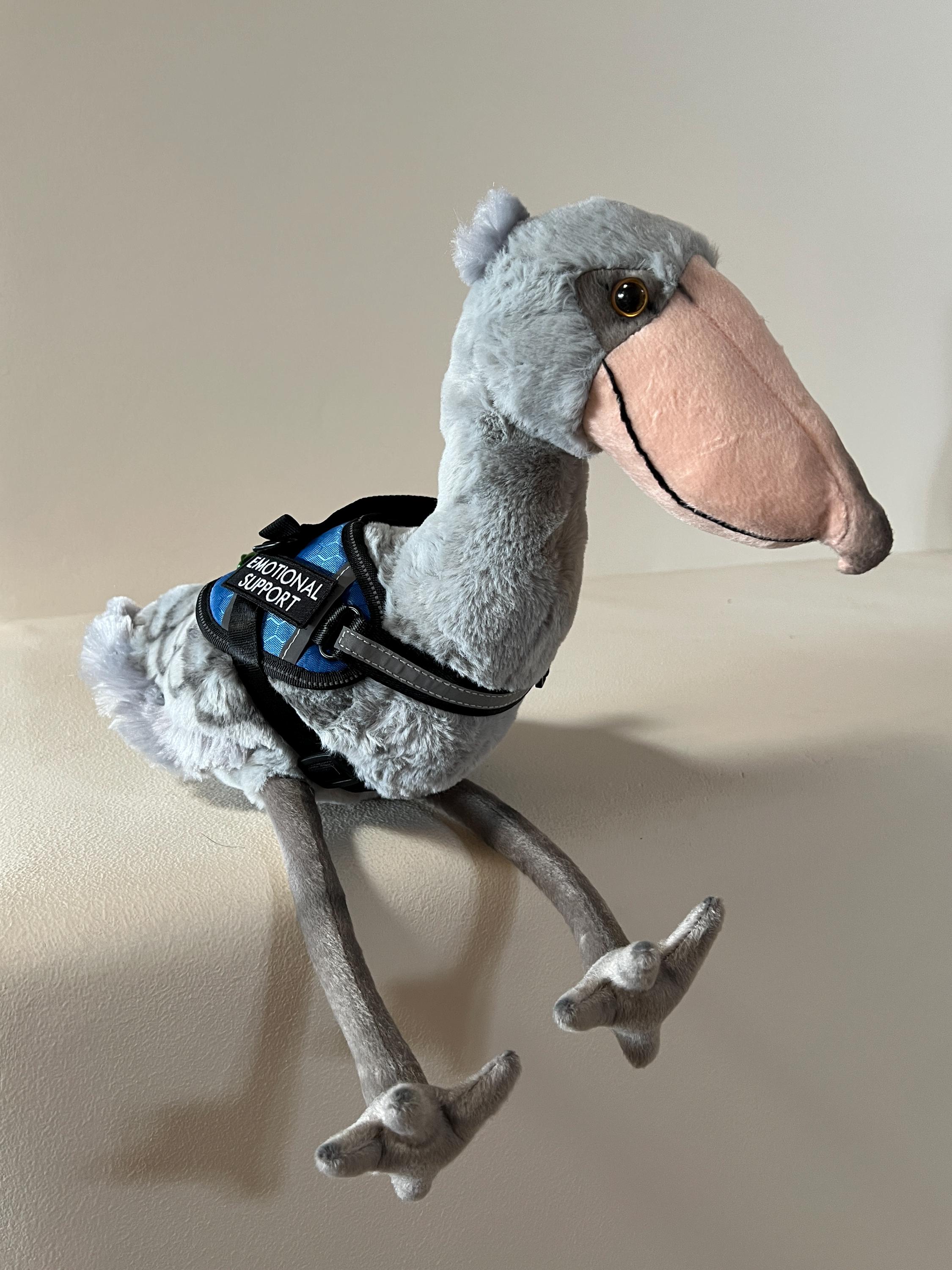 ESSA Shoebill Stork Emotional Support Plush Stuffed Animal Personalized ...