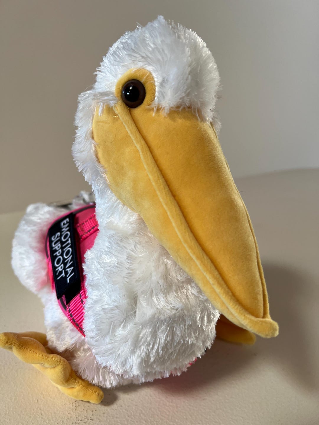 ESSA White Pelican Sea Bird Emotional Support Plush Stuffed Animal ...