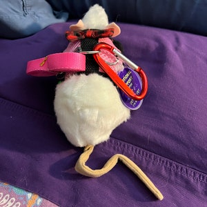 ESSA White Rat Emotional Support Plush Stuffed Animal Personalized Gift ...