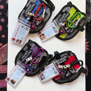 ESSA Harness With Carabiner Emotional Support Plush Make Your Own ...