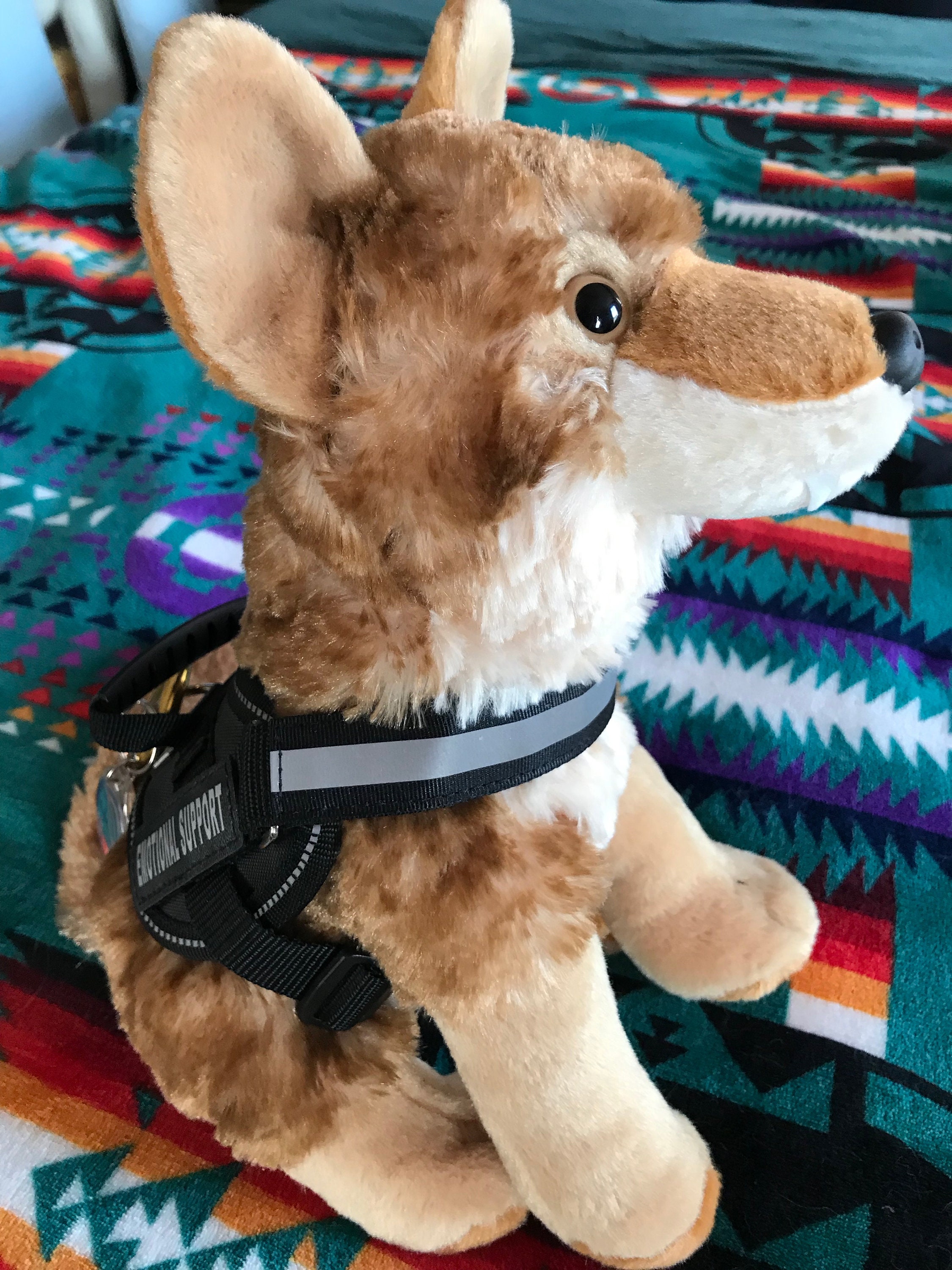 ESSA Coyote Emotional Support Plush Stuffed Animal Personalized Gift ...