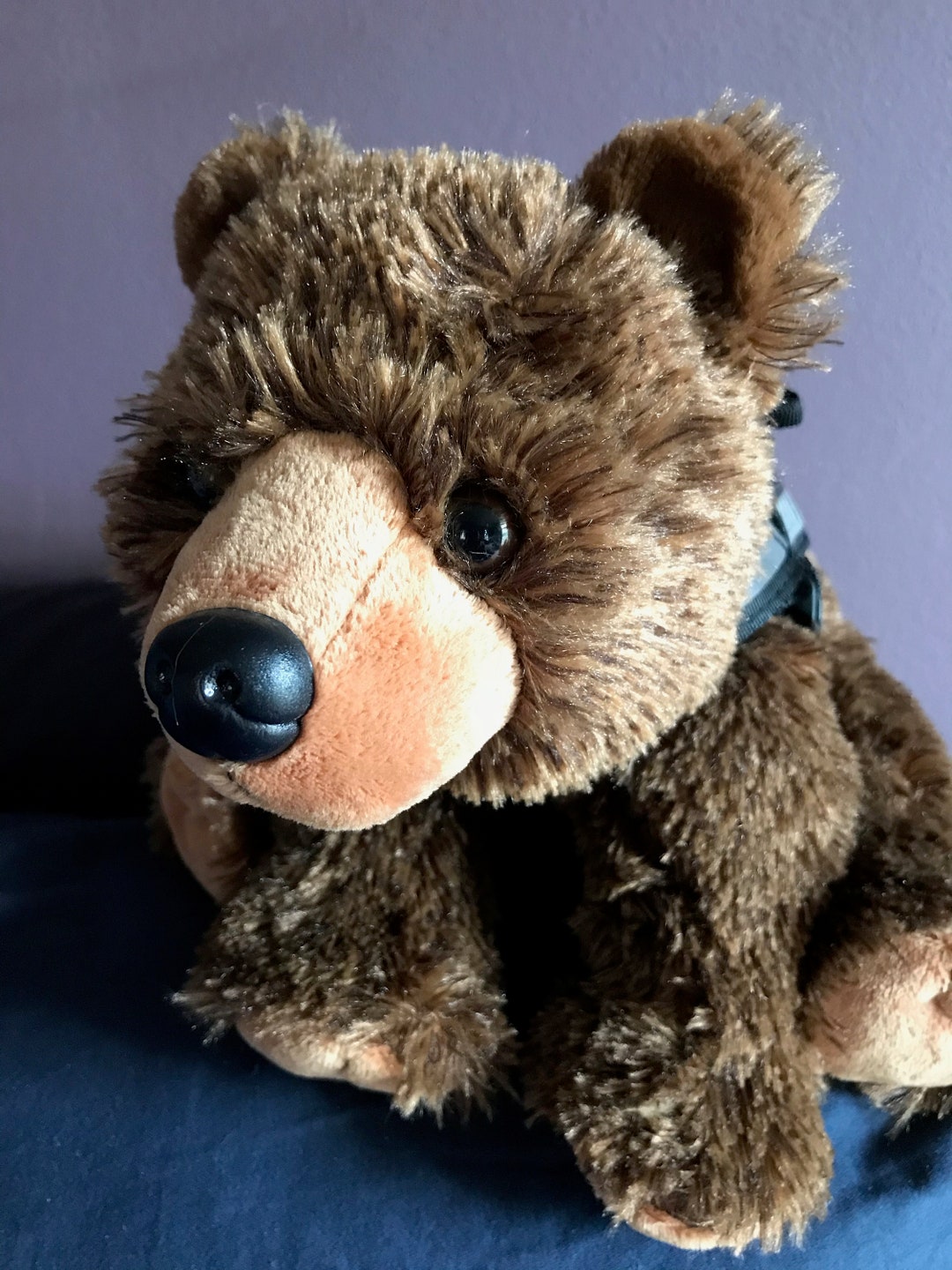ESSA Grizzly Brown Bear Emotional Support Plush Stuffed Animal ...
