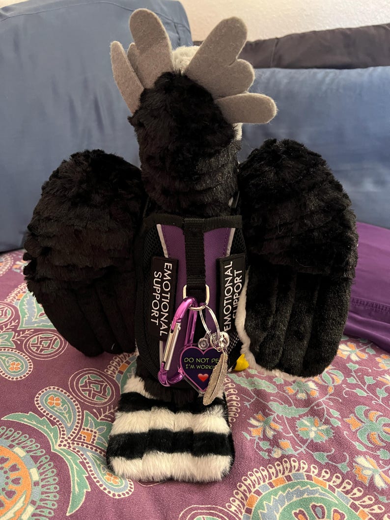 ESSA Harpy Eagle Emotional Support Plush Stuffed Animal Personalized ...