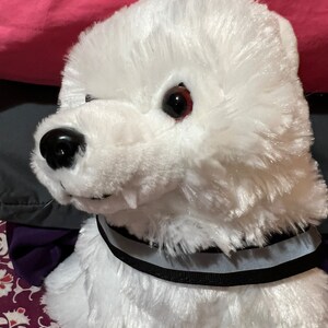 ESSA White Arctic Fox Emotional Support Plush Stuffed Animal ...