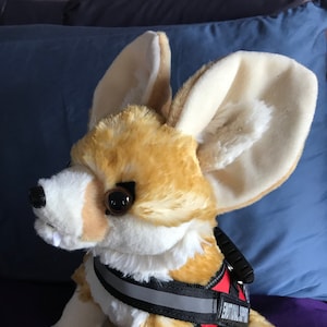ESSA Fennec Fox Emotional Support Plush Stuffed Animal Personalized ...