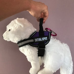ESSA White Arctic Fox Emotional Support Plush Stuffed Animal ...
