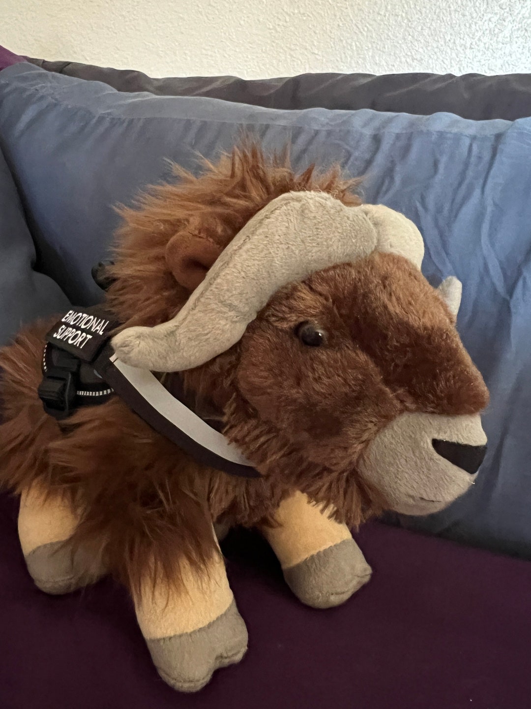 Emotional Support Musk Ox Plush Stuffed Animal Personalized Gift Toy - Etsy