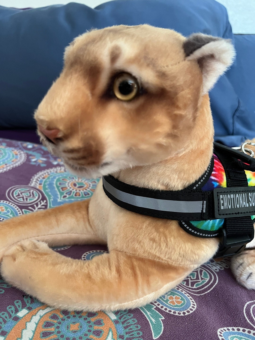 ESSA Cougar Mountain Lion Puma Emotional Support Plush Stuffed Animal ...