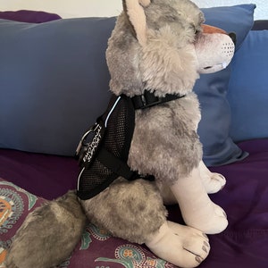 ESSA Big Grey Wolf Emotional Support Plush Stuffed Animal Personalized ...