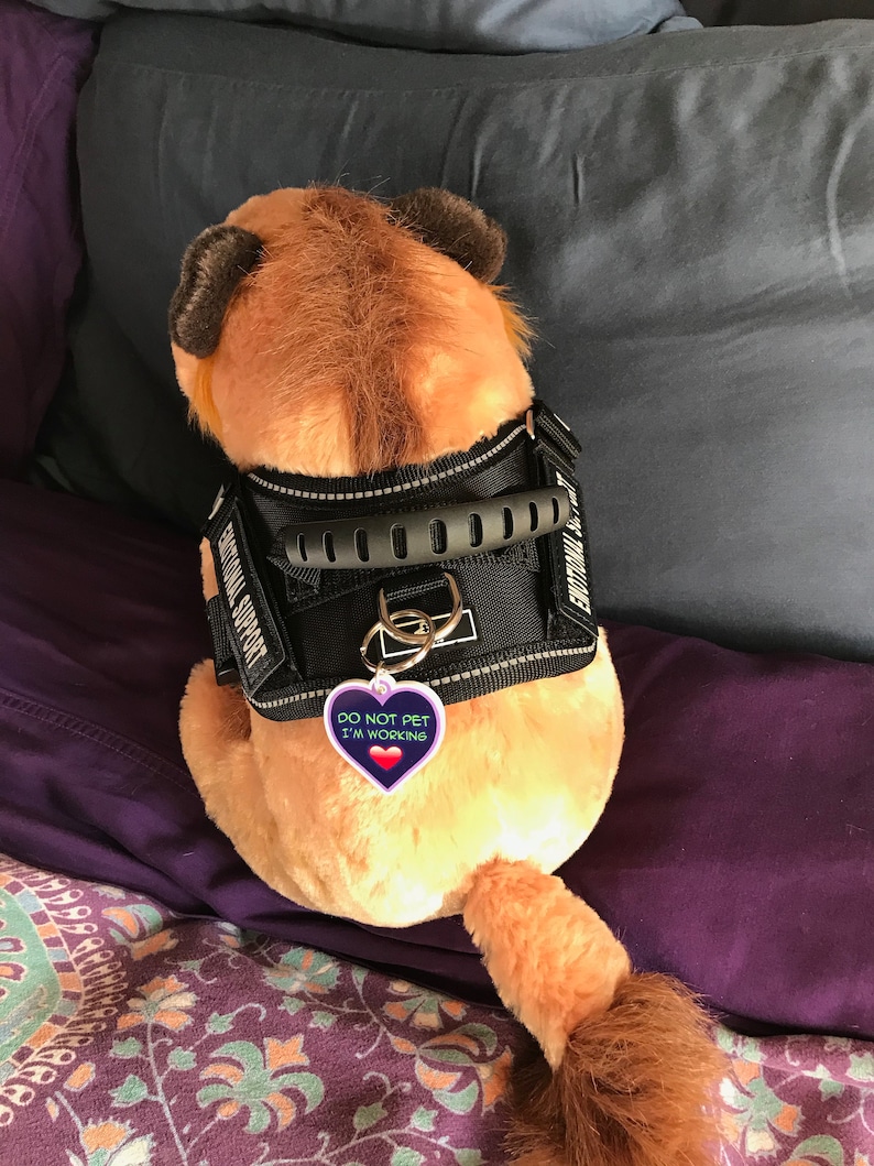 ESSA Smilodon Saber Tooth Lion Emotional Support Plush Stuffed Animal ...