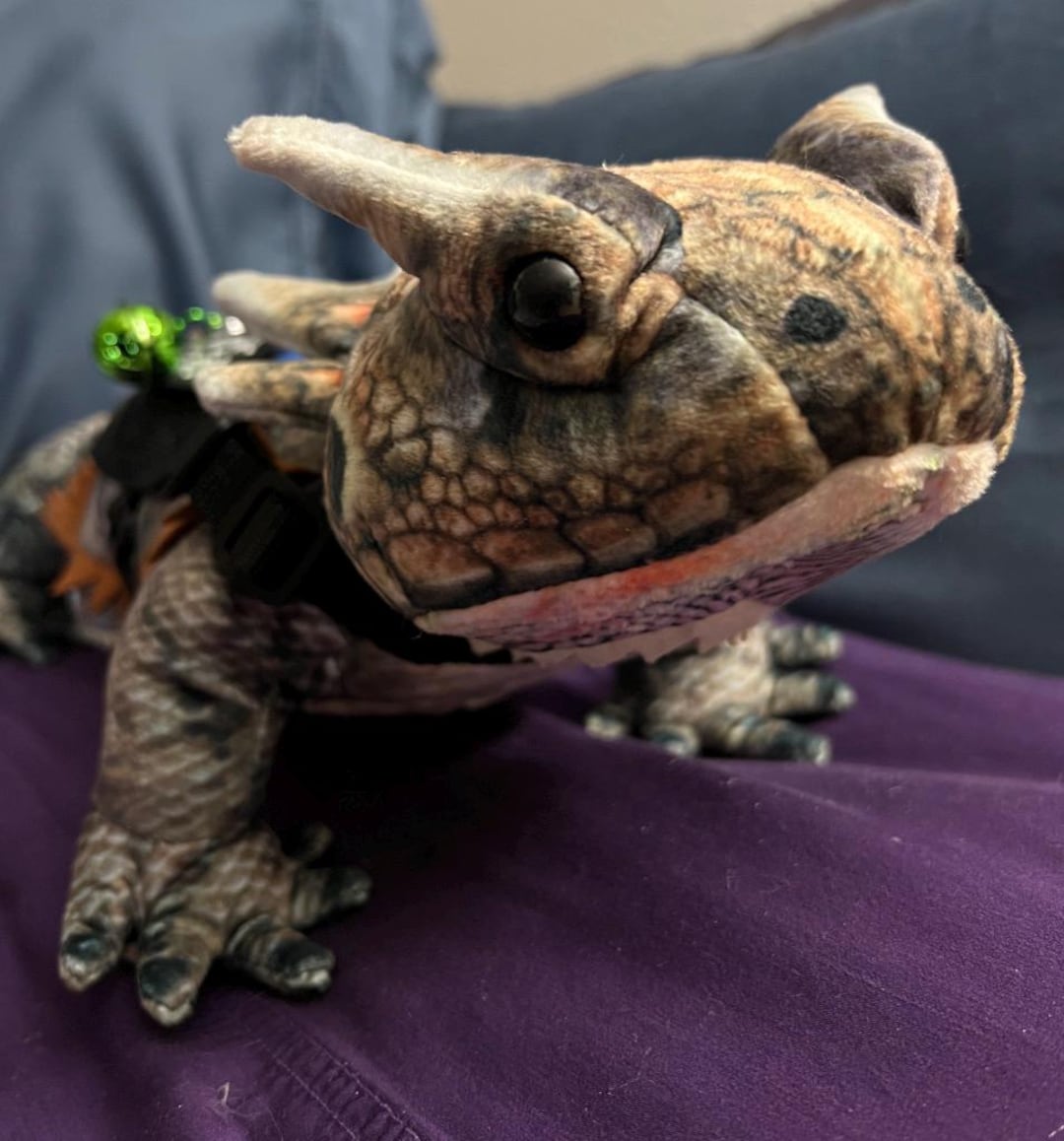 ESSA Horned Lizard Emotional Support Plush Stuffed Animal Personalized ...