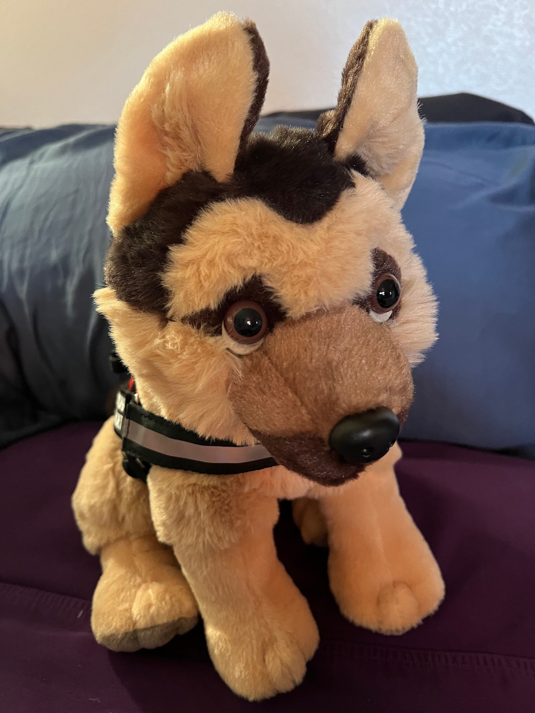 ESSA German Shepherd Dog Emotional Support Plush Stuffed Animal ...