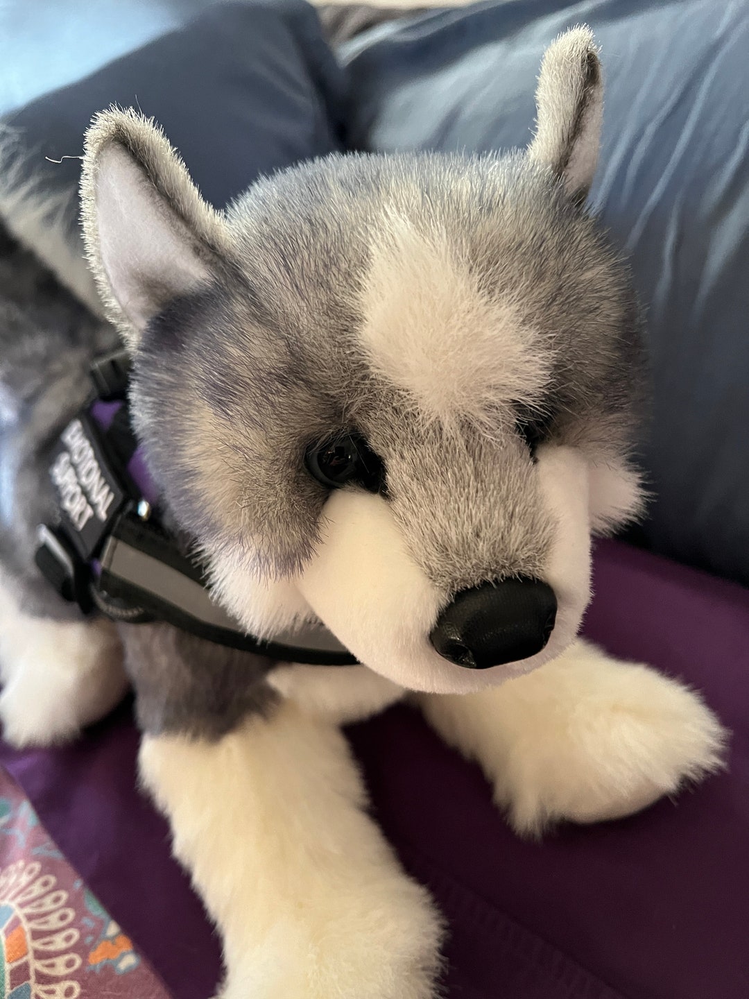 ESSA Husky Dog Emotional Support Plush Stuffed Animal Personalized Gift Toy - Etsy