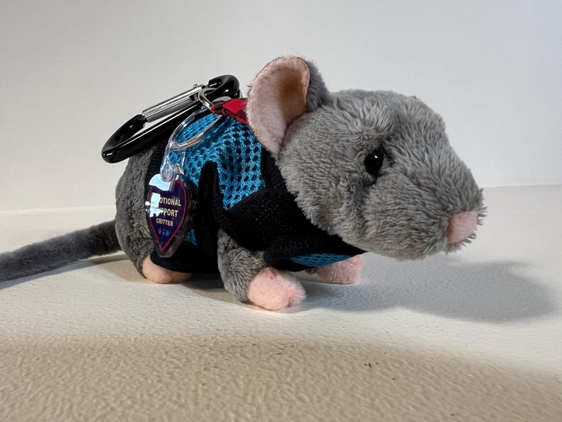 ESSA Pack Rat Emotional Support Plush Stuffed Animal Personalized Gift ...