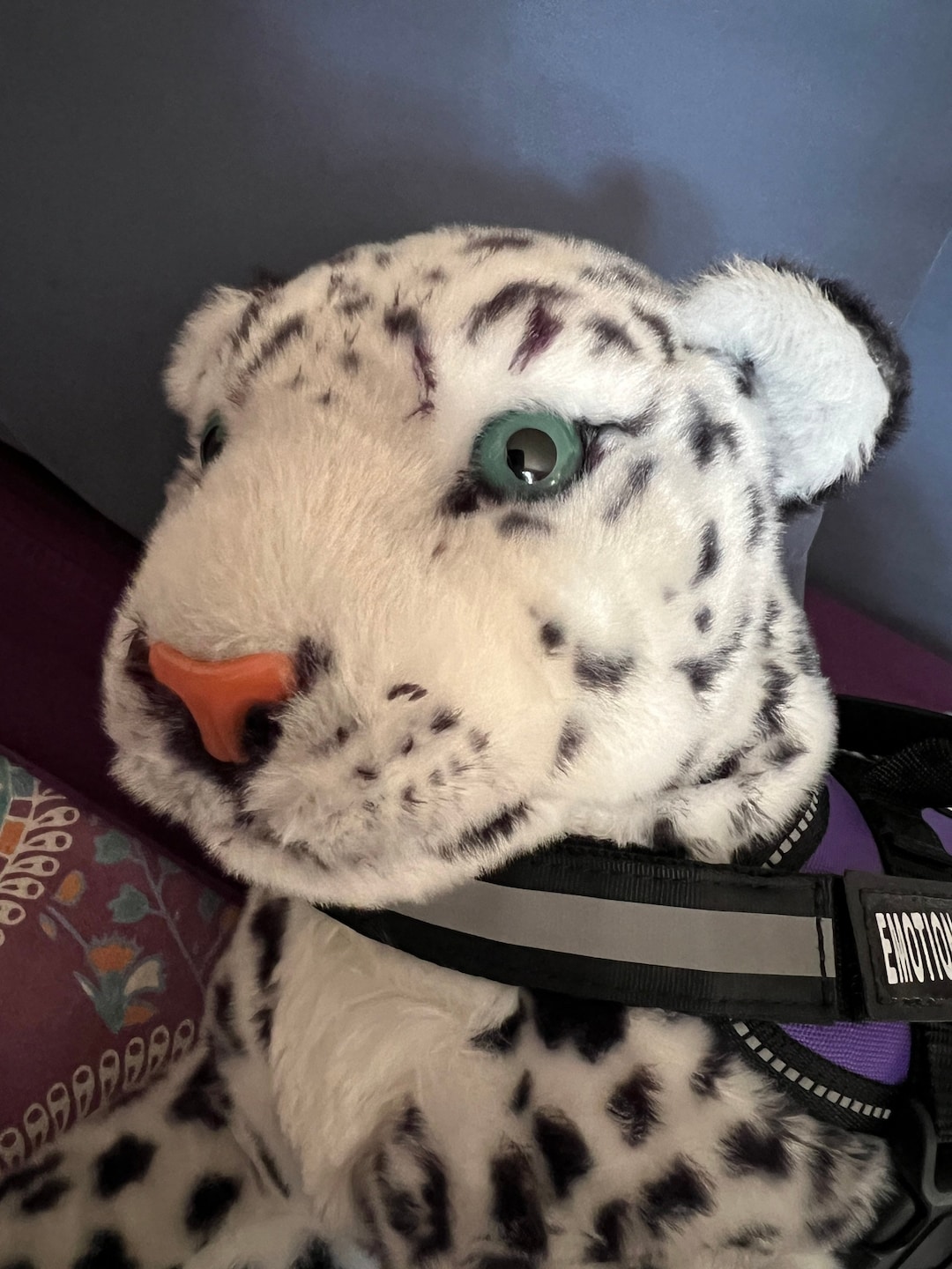 ESSA Snow Leopard Emotional Support Plush Stuffed Animal Personalized ...