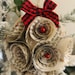 4” Book Page Ornament | Christmas Decor | Christmas Tree Ornament ...