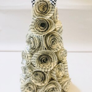 Book Page Christmas Tree | Book Page Tree | Christmas Decor | Book ...