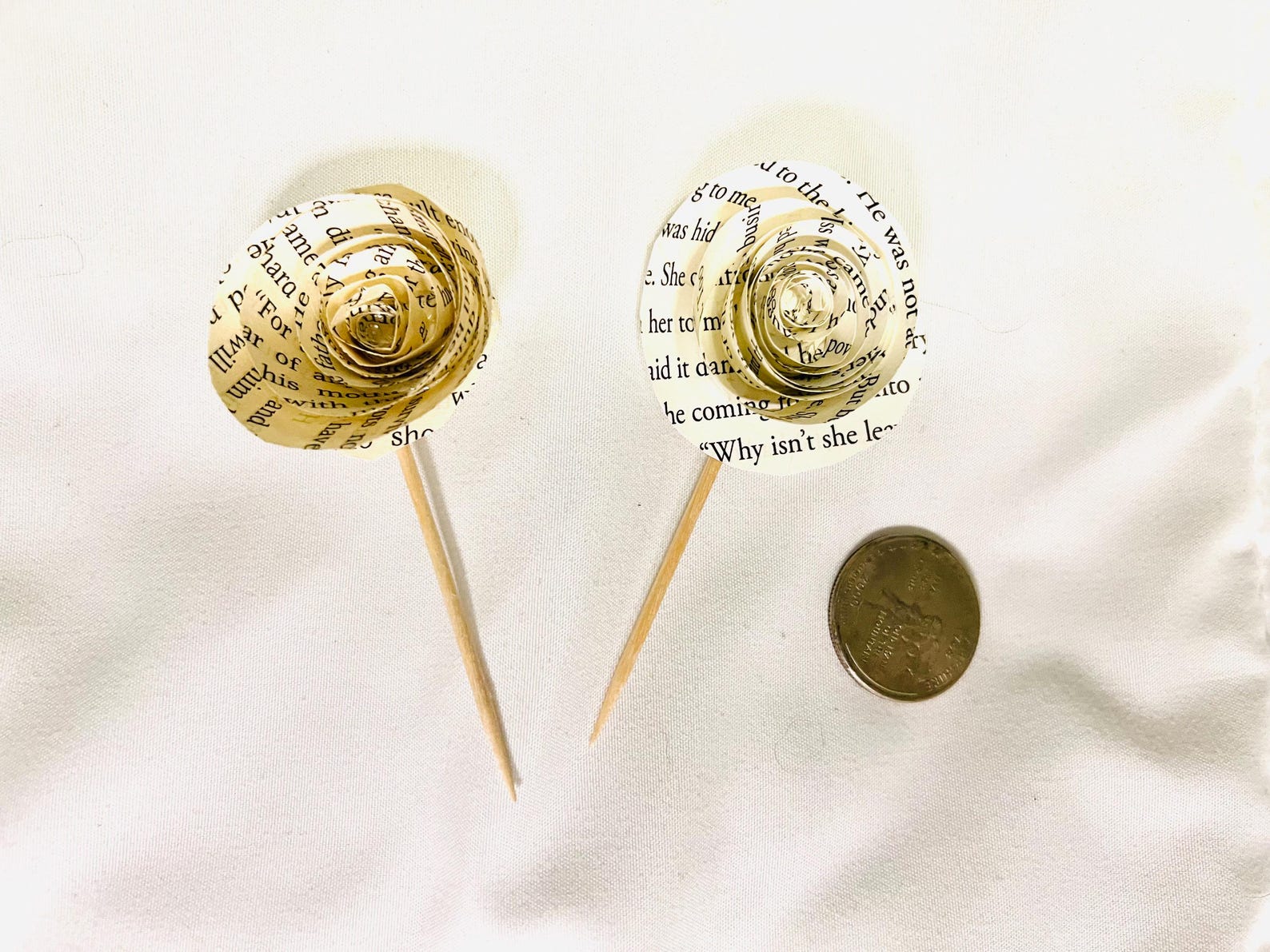 Cupcake Topper • Toothpick Topper • Book Page Topper • Book Page Party ...
