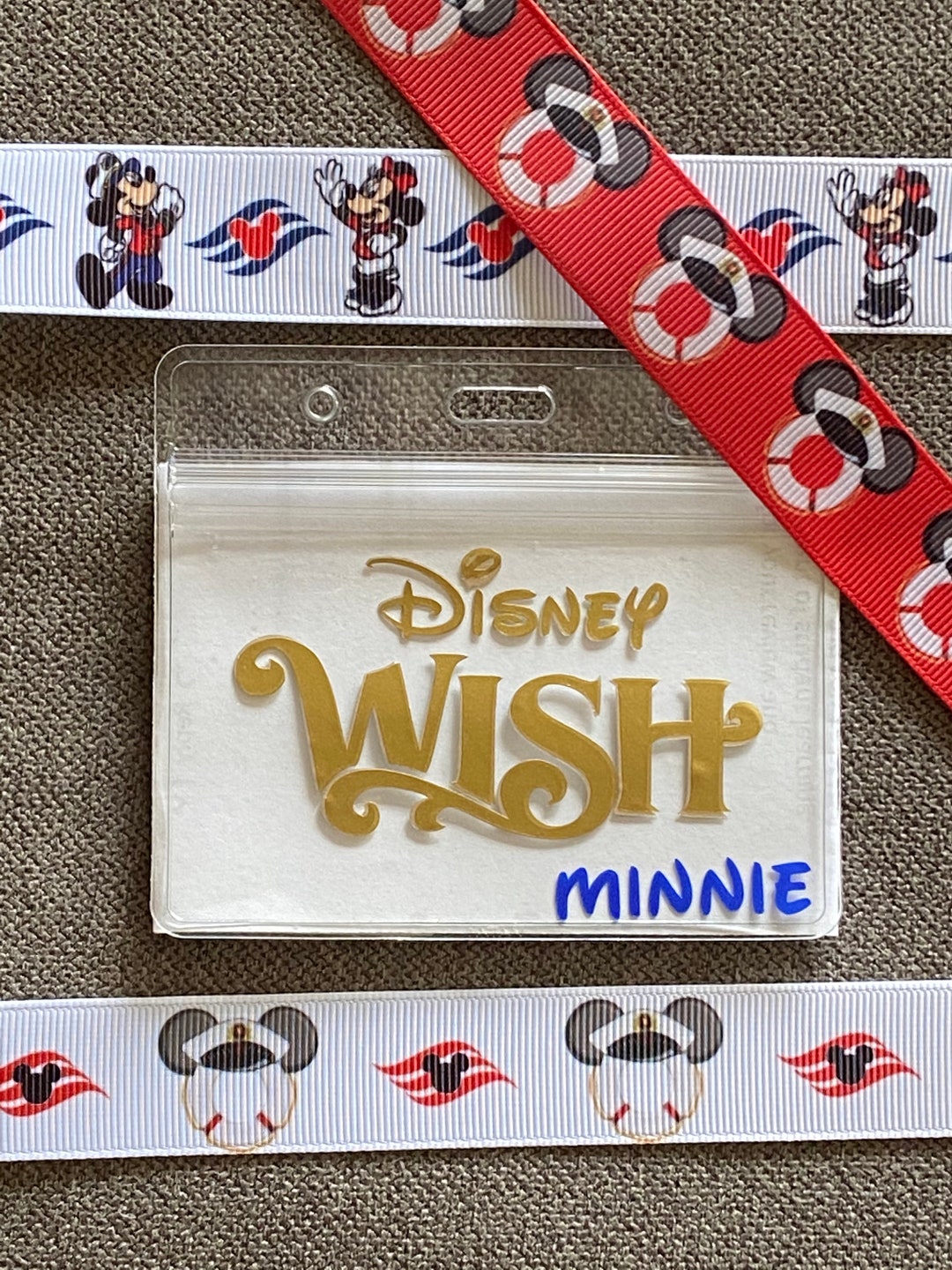 DCL Disney Wish Cruise Badge Holder (or Any Other Ship); Key to the ...