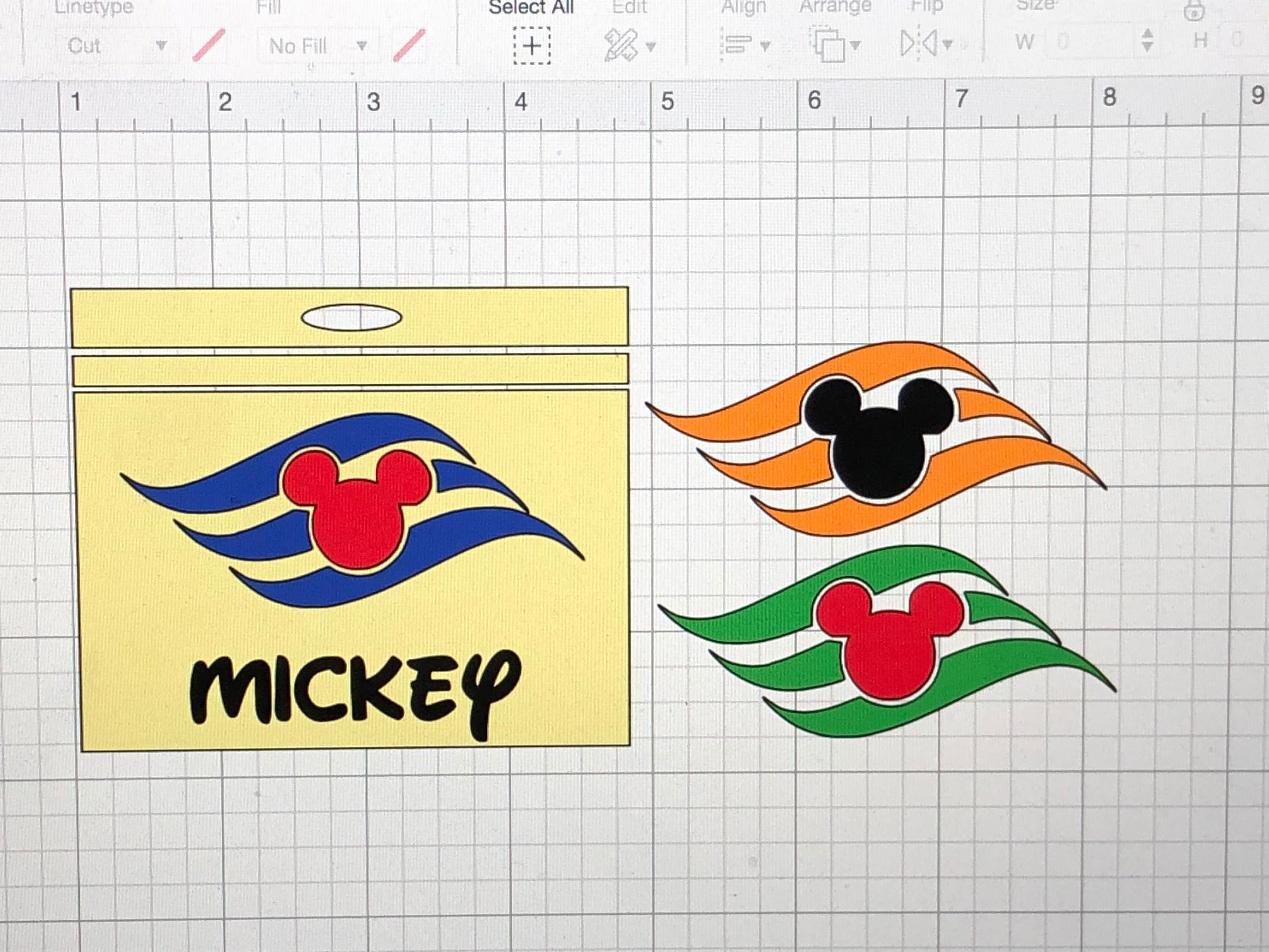 ID Holder Badge DCL Disney Cruise Key to the World - Etsy