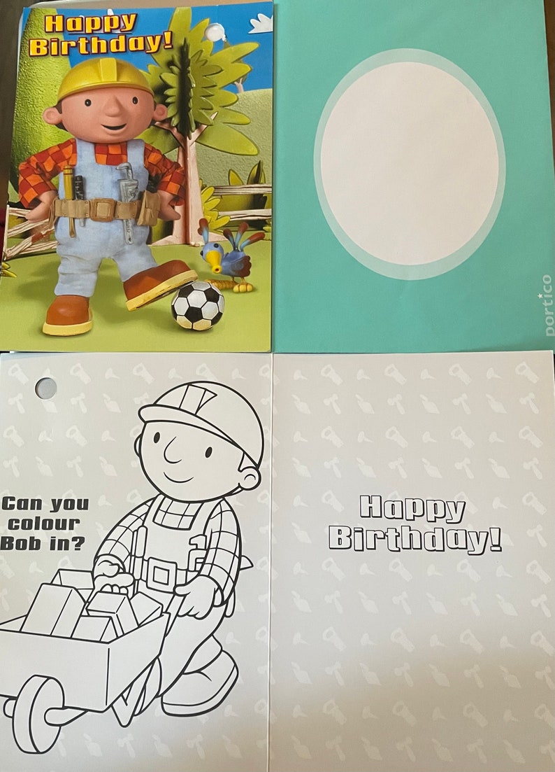 Bob the Builder Birthday Card - Etsy