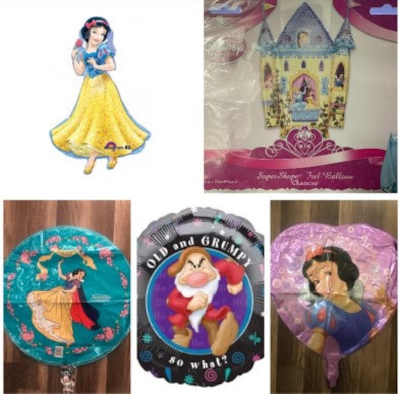 Snow White Balloons Disney Princess Balloons - Etsy