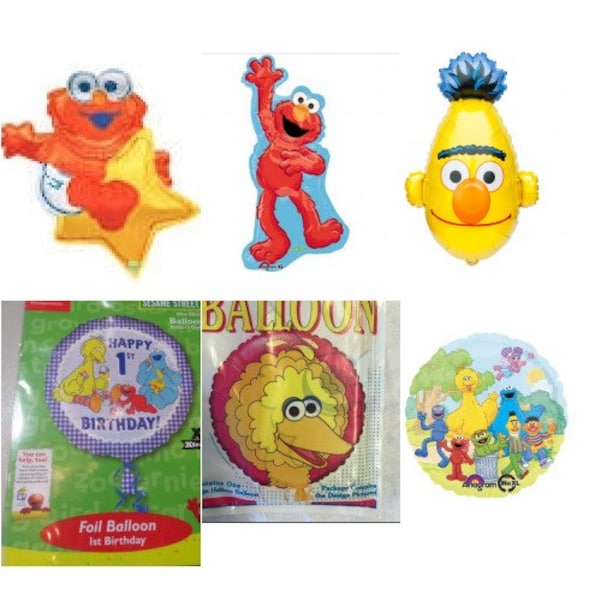 Sesame Street Mylar Balloon - Etsy