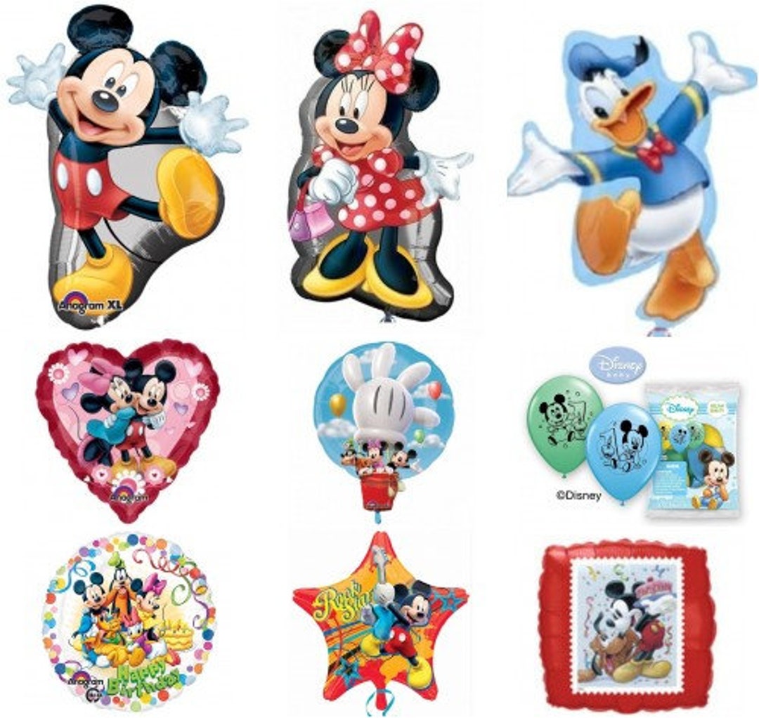 Mickey Mouse Balloons - Etsy