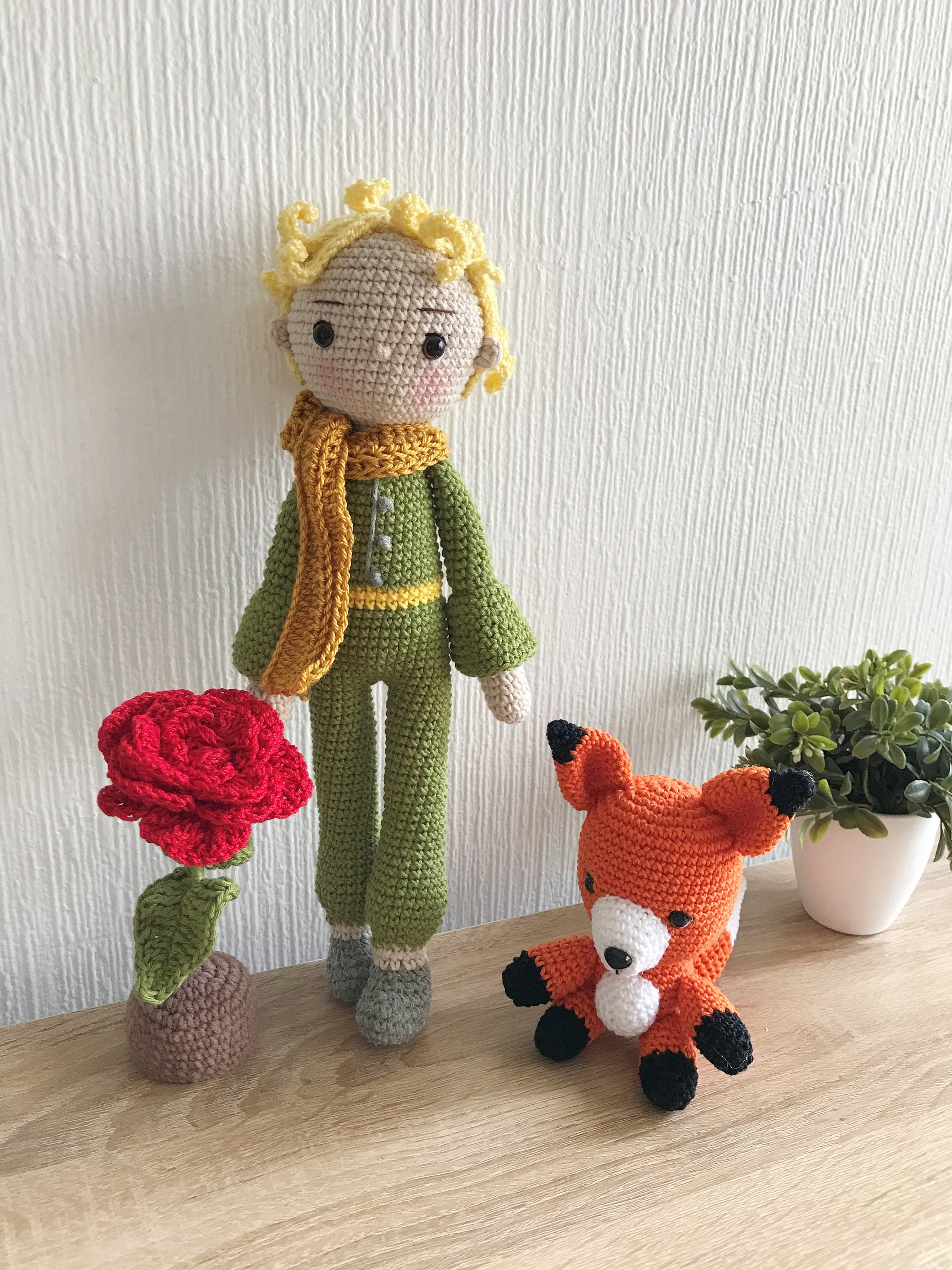 The Little Prince Crochet Toy Pack, Little Prince Stuff, Little Prince ...